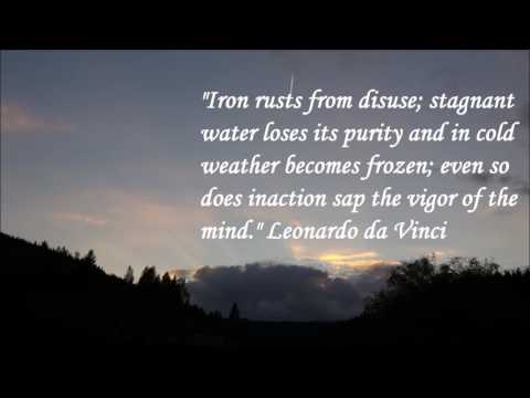 Leonardo Da Vinci Audio Quotes for Inspiration and Motivation. Human Pronunciation