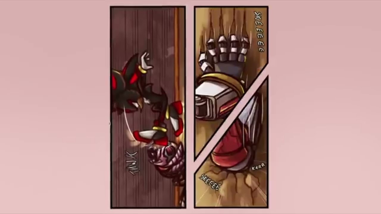 Shadow Vs Rusty Rose - Sonic Prime Comic Dub