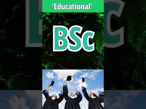 BSc // Full form of BSc