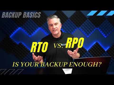 Backup Basics- What is RTO vs. RPO?