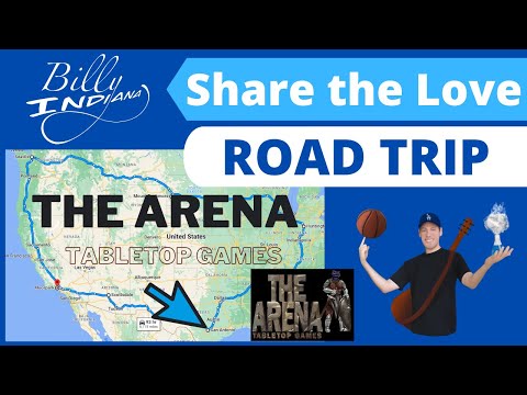 Road Trip VLOG #2 - Visiting Friendly Local Game Stores: The Arena Tabletop Games, San Antonio, TX