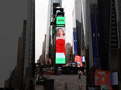 …wait for it. SHE IS JOYA & SHE IS ON THE NYC BILLBOARD ???? #nyc #spotify