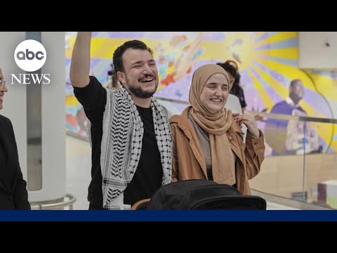 Mahmoud Khalil and family reunited at last!