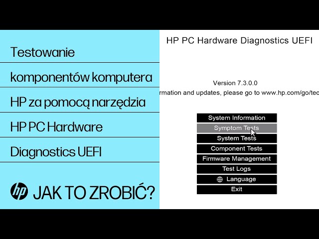 Narzędzie HP PC Hardware Diagnostics | Pomoc techniczna HP®