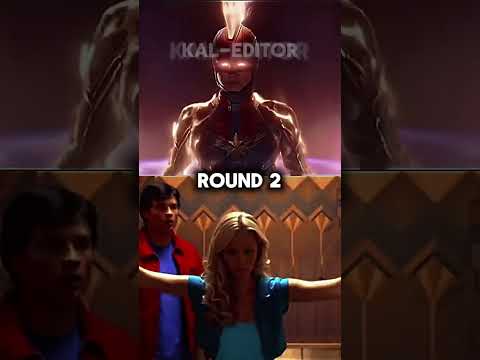 Supergirl (Smallville) Vs Captain Marvel (MCU) #smallville #marvel