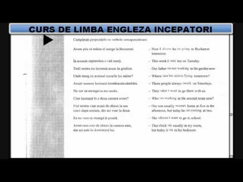 Curs de limba Engleza incepatori (tema+vocabular) - Lectia 6