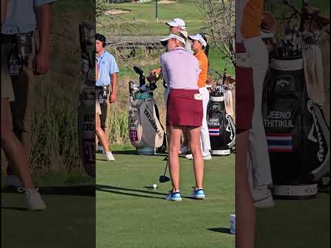World Number 1 Nelly Korda Tees Off 2025 Women's PGA Championship #nellykorda #golf #golfswing