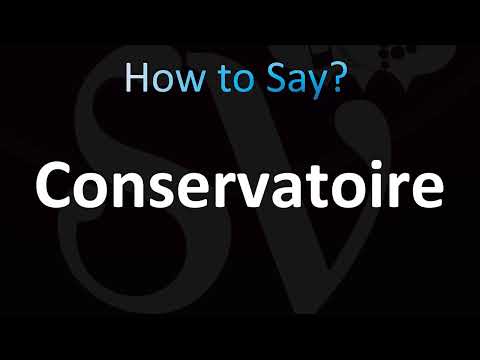 How to Pronounce Conservatoire (CORRECTLY!)
