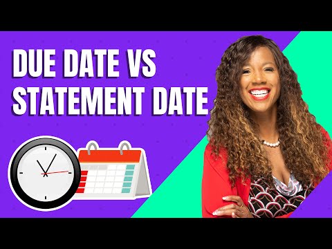 Credit Card Payment Due Date vs Statement Date (WHAT'S THE DIFFERENCE?)