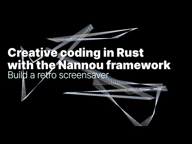 Creative coding in Rust: re-creating a retro screensaver - timClicks (Tim McNamara)