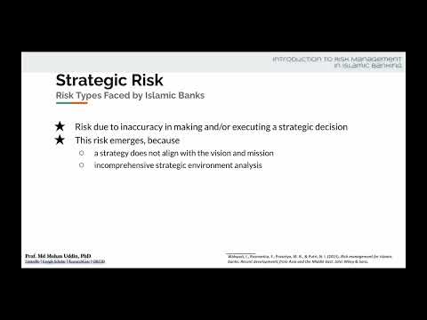 Strategic Risk - Islamic Banking