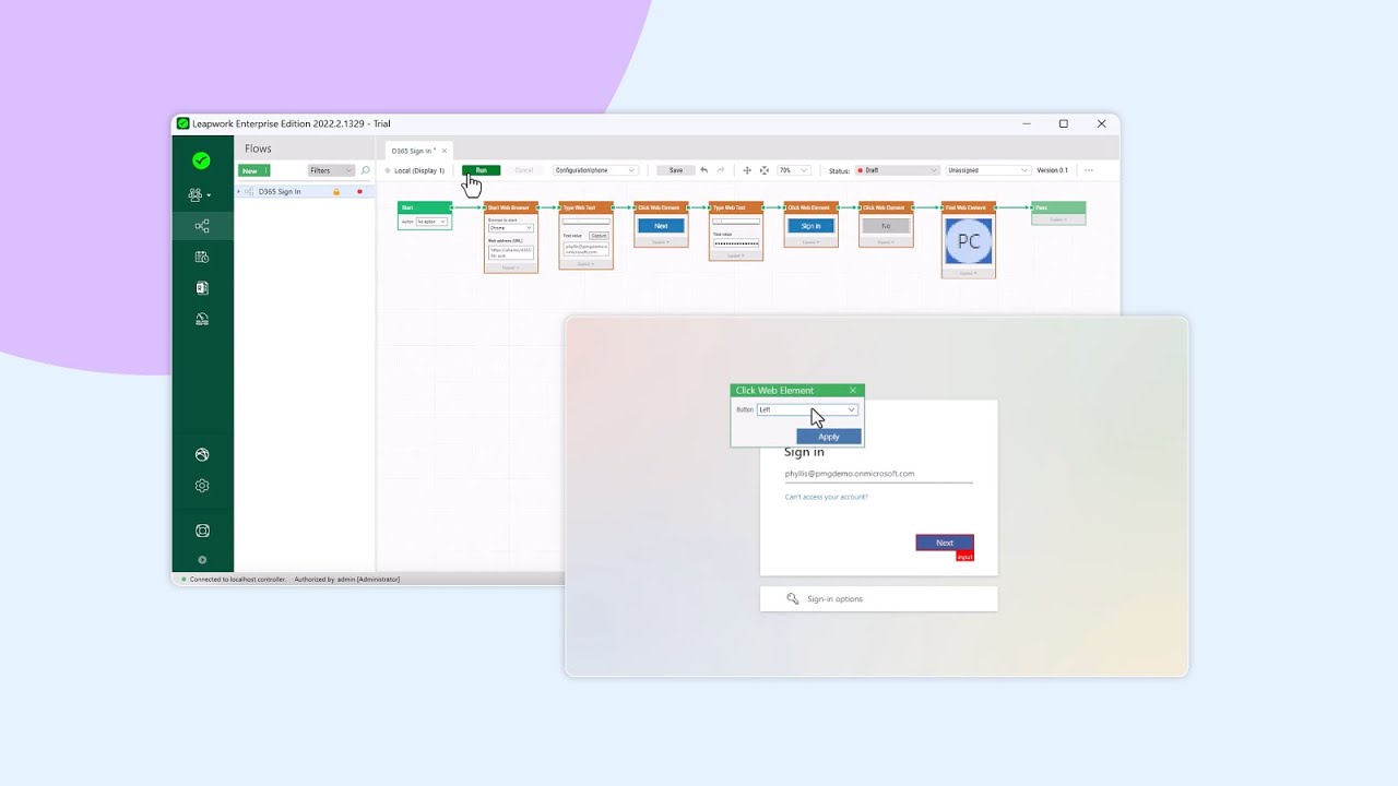 Leapwork Training | Web automation | Lesson 1: Create your first web automation flow