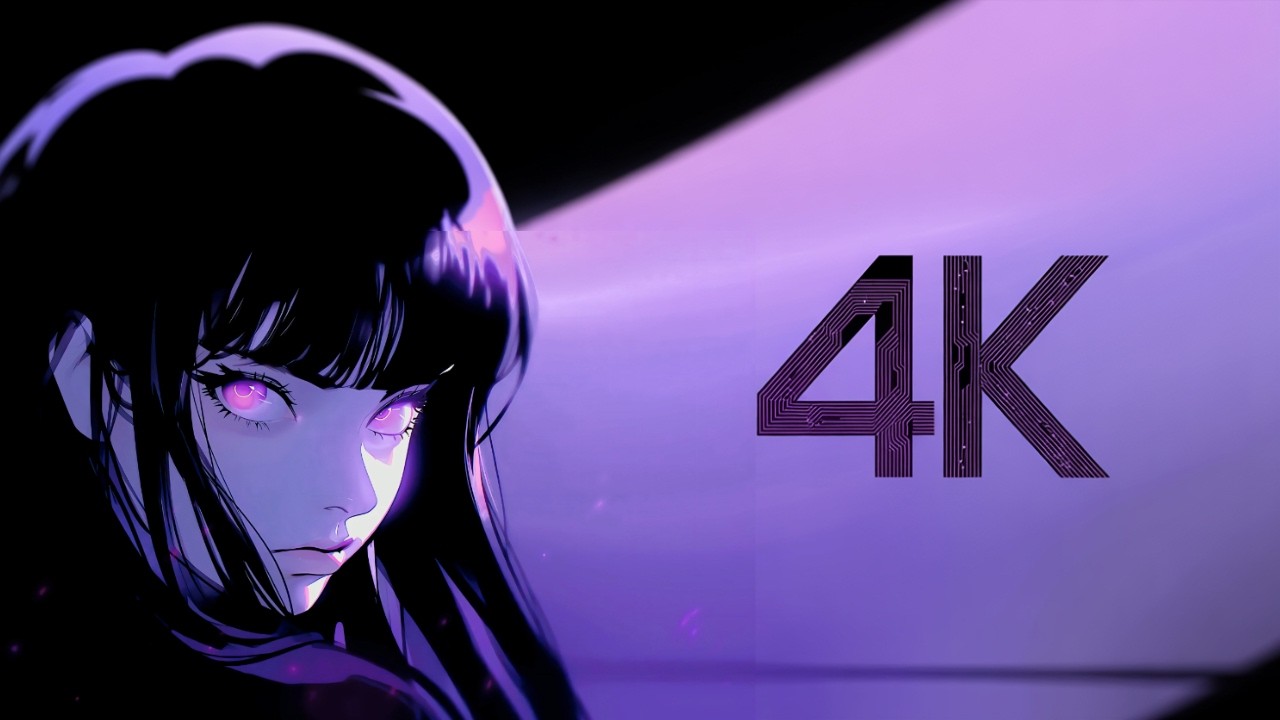 Violet Eyes in the Midnight Live Wallpaper | Mystique in Motion 👁️💜