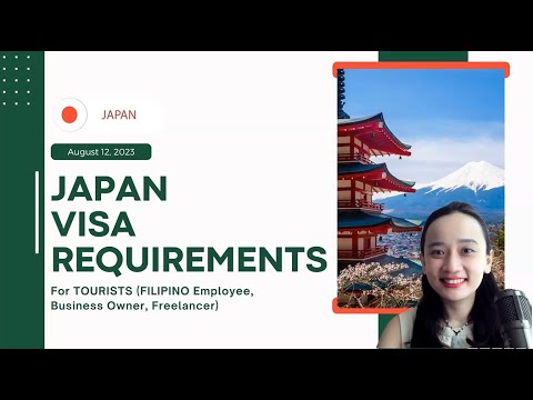 AUG 2023 Japan Visa Requirements for Filipinos | Dee M.