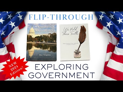 FLIP-THROUGH: Exploring Government - 12th Grade Homeschool #homeschoolhighschool