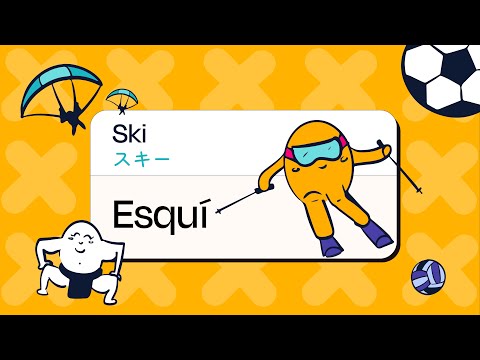 SPORTS Vocabulary in Spanish Flashcards (ENG/日本語)