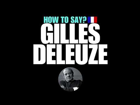 HOW TO PRONOUNCE GILLES DELEUZE CORRECTLY?NATIVE FRENCH PRONUNCIATION