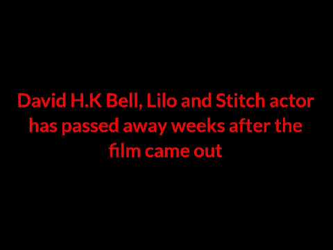 Sad news to Lilo and Stitch fans....