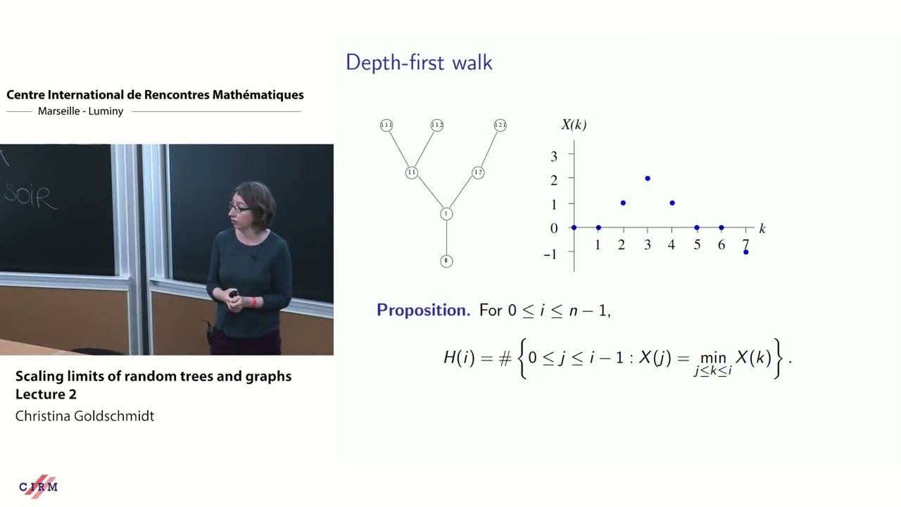 Christina Goldschmidt: Scaling limits of random trees and graphs - Lecture 2
