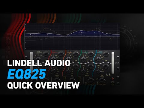 Lindell Audio EQ825 Mastering Equalizer - Quick Overview | Plugin Alliance