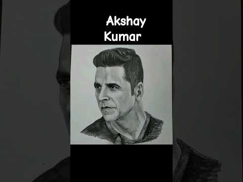 Akshay Kumar nice 👍 drawing pencil sketch #realestate #shortvideo #pencildrawing