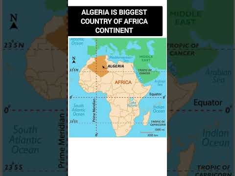 which is biggest country of Africa continent