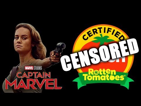 MARVEL CENSORS ROTTEN TOMATOES SITE TO COVER UP CAPTAIN MARVEL EMBARRASSMENT!