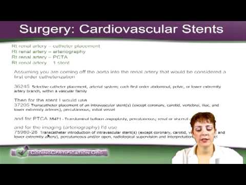 Medical Coding Help — How to Code Cardiovascular Stents