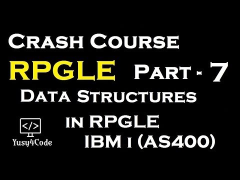 Crash Course RPGLE - Part 7 | Intro to Data Structure in RPGLE | yusy4code