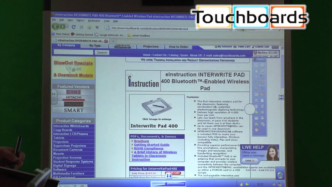eInstruction Interwrite Workplace Software