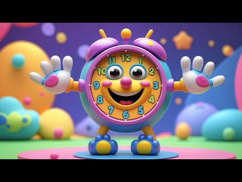 "🎶 Learn to Tell Time with Mrs. Clock - Fun Nursery Rhyme for Kids! 🕰️"
