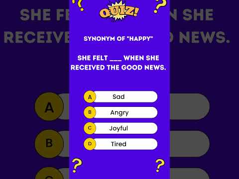 Word Wonders Quiz 1 "Word Wonders: Unveiling the World of Synonyms"