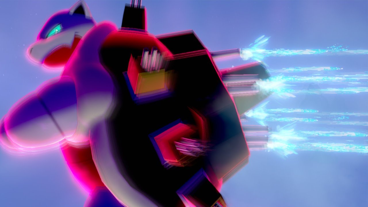 Pokémon Sword - My Blastoise Using G-Max Cannonade - Nintendo Switch HD