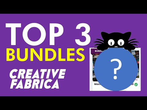 TOP 3 Creative Fabrica BUNDLES