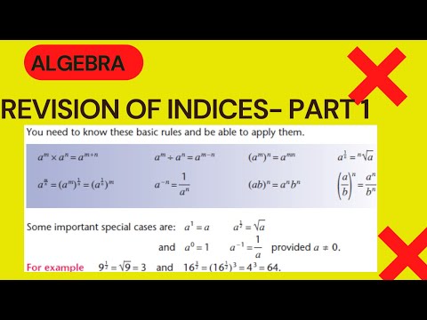 INDICES- PART 1