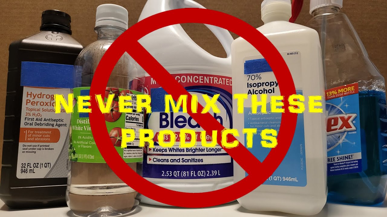 5 Common Household Cleaning Products You Should NEVER Mix