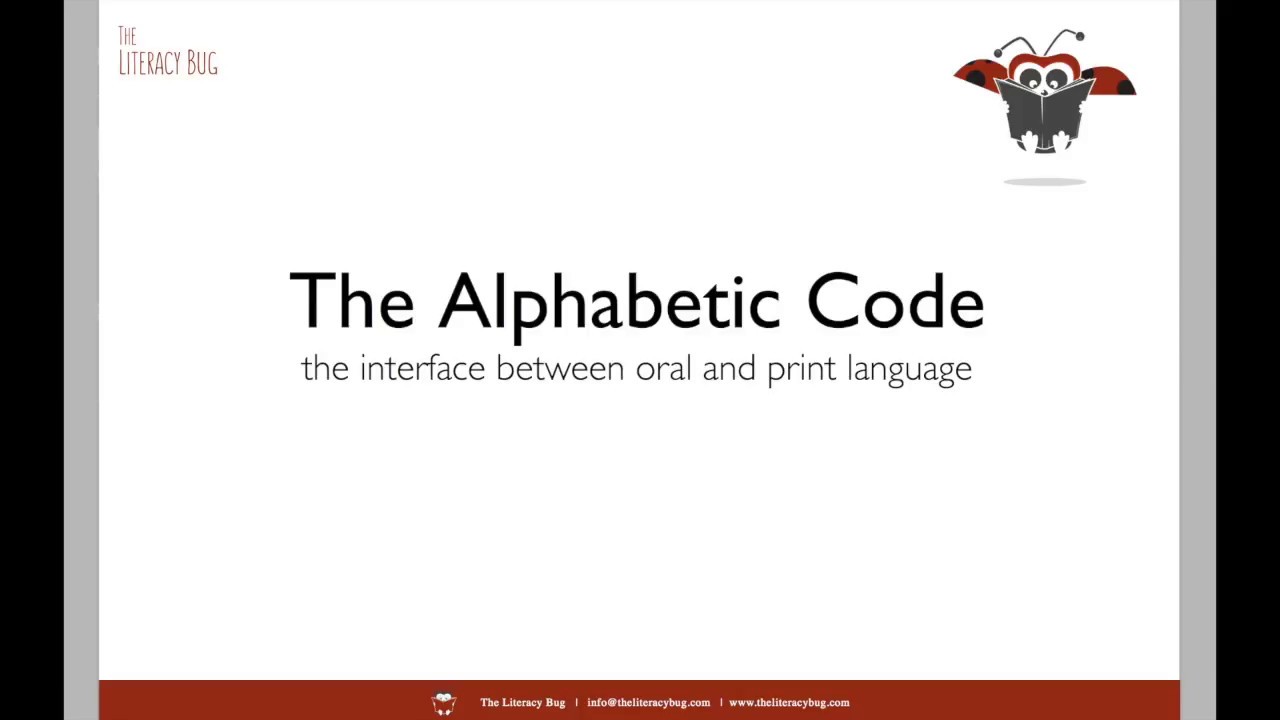 Mastering the Alphabetic Code