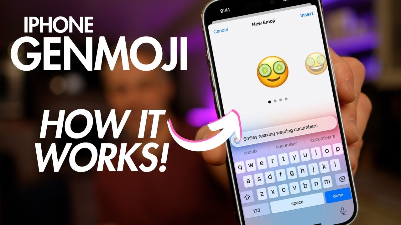 Create your own emojis in 7 seconds!  How to setup & use Genmoji on iPhone