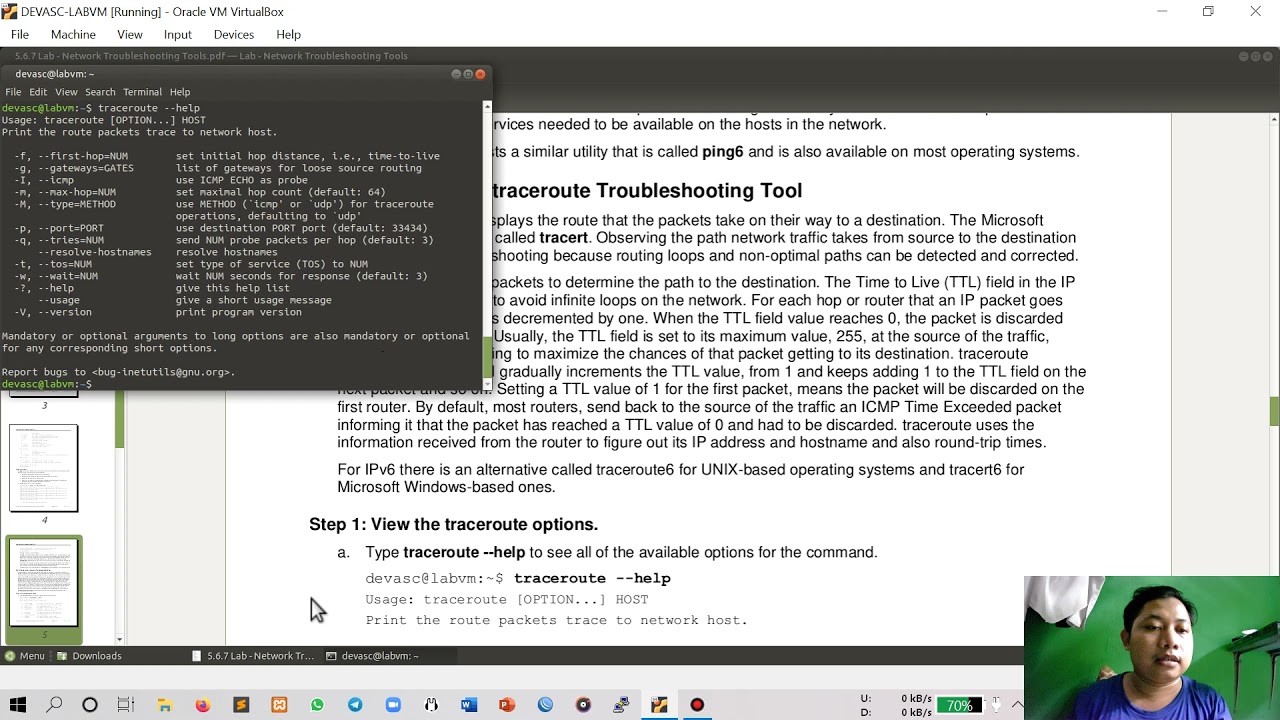 5.6.7 Lab - Network Troubleshooting Tools | Cisco DevNet