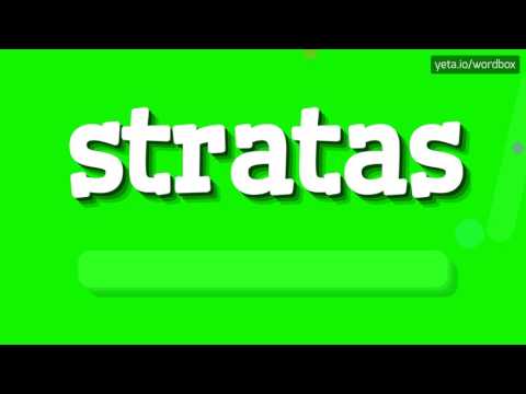 STRATAS - HOW TO PRONOUNCE IT!?