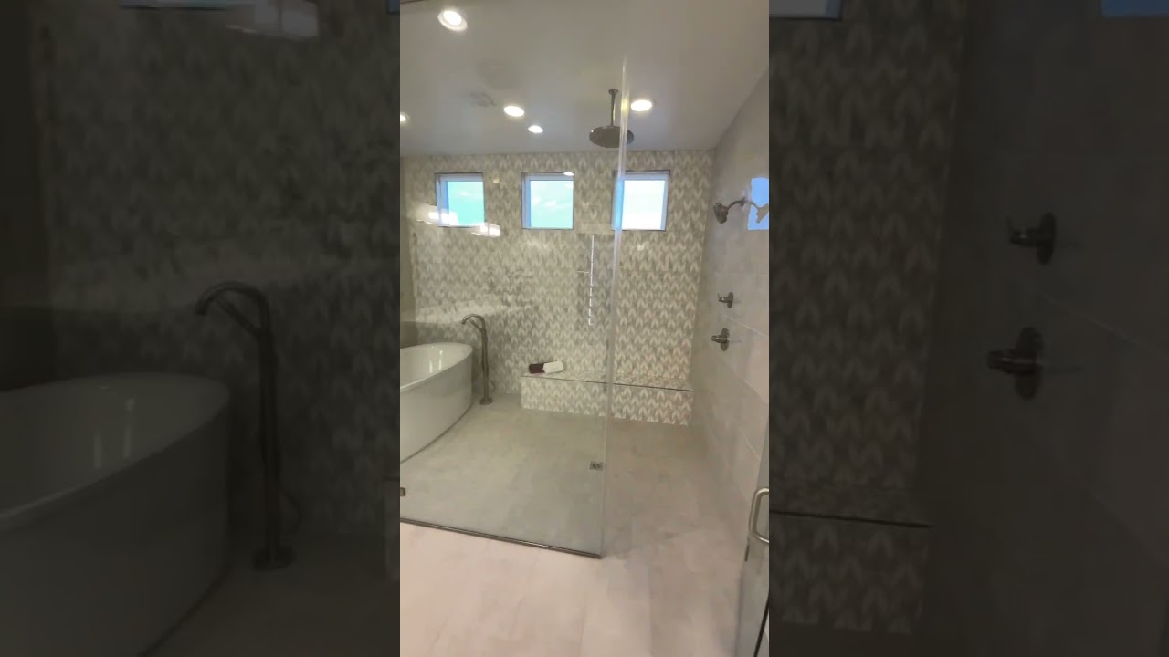 Massive Shower w/ Tub #shorts #realestate