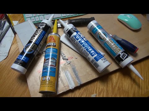 Caulk vs Sealant, Test what is the difference