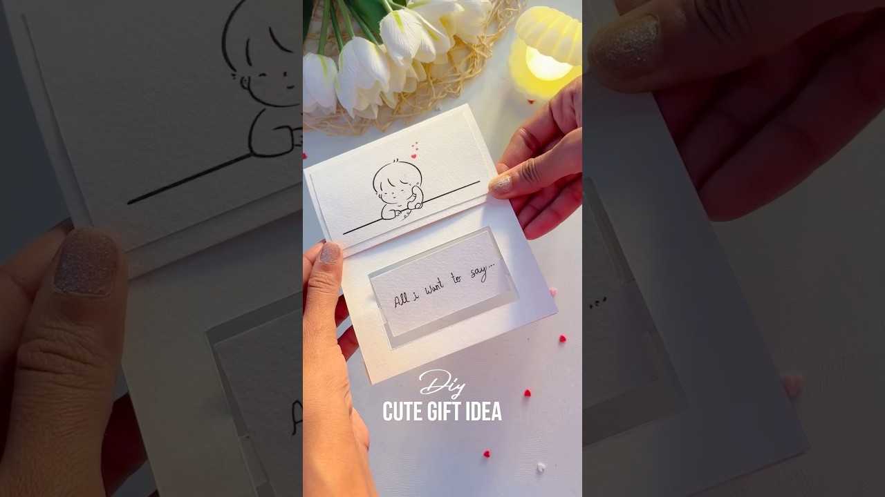 Diy Cute Gift Idea #crafts #handmade #diy #papercrafting #art #giftideas #papercrafts #gift #gifts