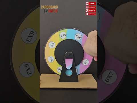 Montessori Multiplication Wheel DIY 🎡 | Fun Learning for Kids | Free Template #diy #montesori