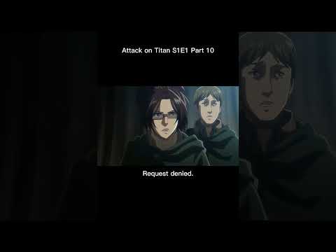 Erwin’s FINAL Verdict: ‘Request DENIED!’ 😤 | Hange’s Titan Experiment REJECTED | AoT Shorts #anime