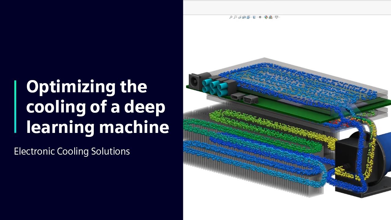 Electronic Cooling Solutions | Optimizing the cooling of a deep learning machine | Simcenter