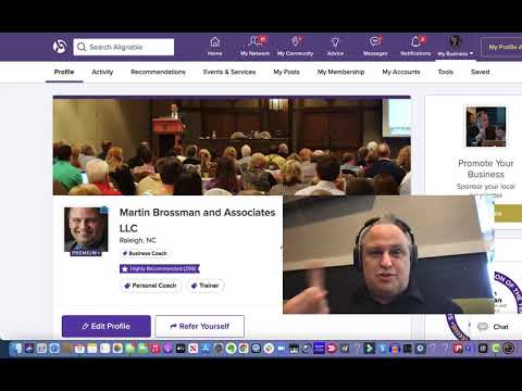 How do I give a recommendation on Alignable?