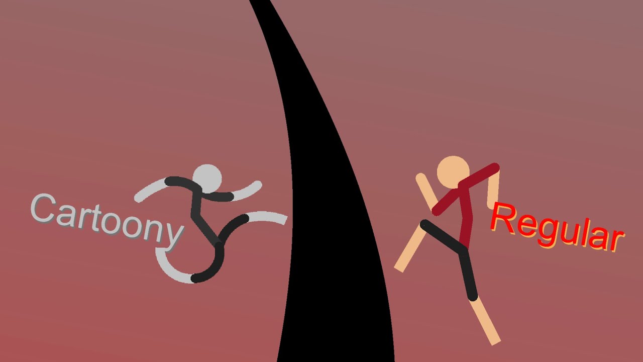 Regular VS Cartoony | Sticknodes animation 
