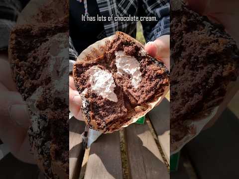 Korean convenience store / Chocolate Cream Castella / dessert