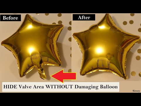 Do This Next Time YOU Use Foil Balloon To Make It Look BEAUTIFUL | How To Hide Bottom Foil Balloon